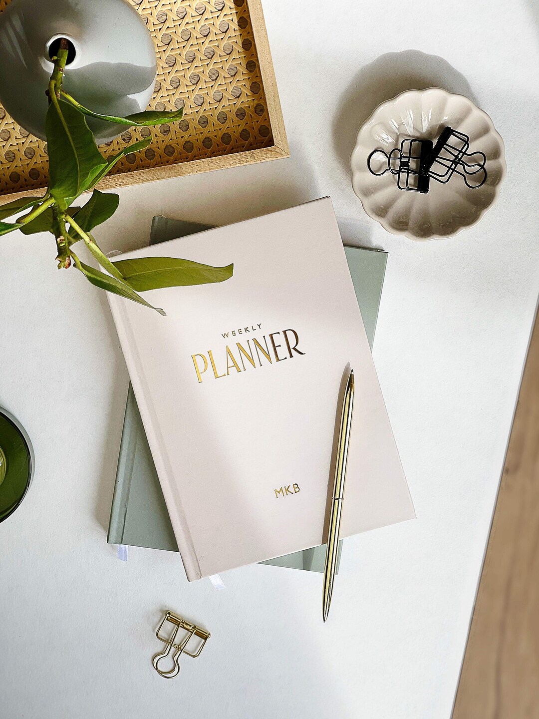 Weekly Overview Academic Planner, Week View Planner Book With Monthly ...