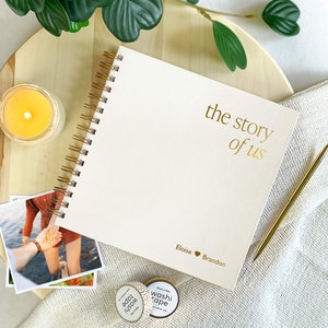 The Story of Us Couples Scrapbook, Personalised Memory Book, Valentines ...