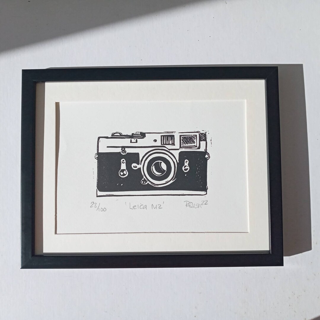 Vintage Camera Print. Leica M2 Camera Print. Midcentury Camera. Retro ...