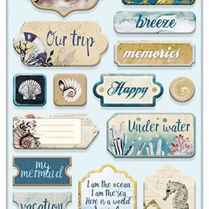 Scrapmir Nautical Graphics Chipboard, Nautical Ephemera Pack, Sea ...
