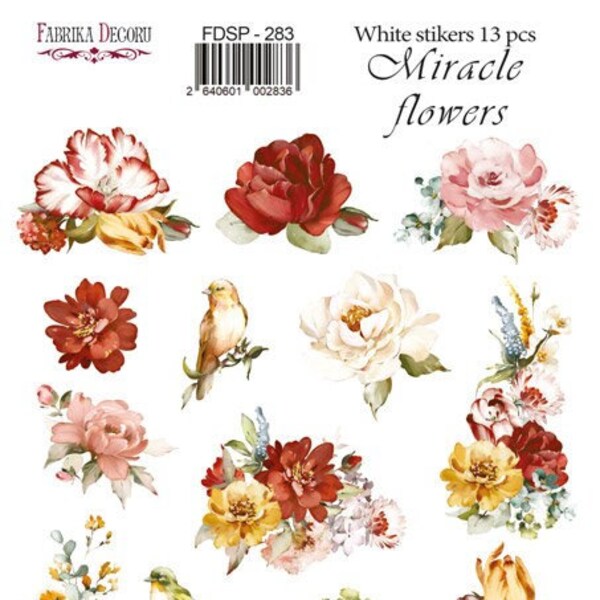 Floral Stickers Sheet - Etsy