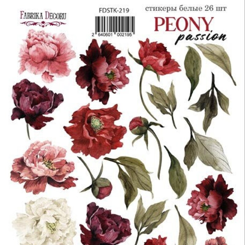 Peony Sticker - Etsy