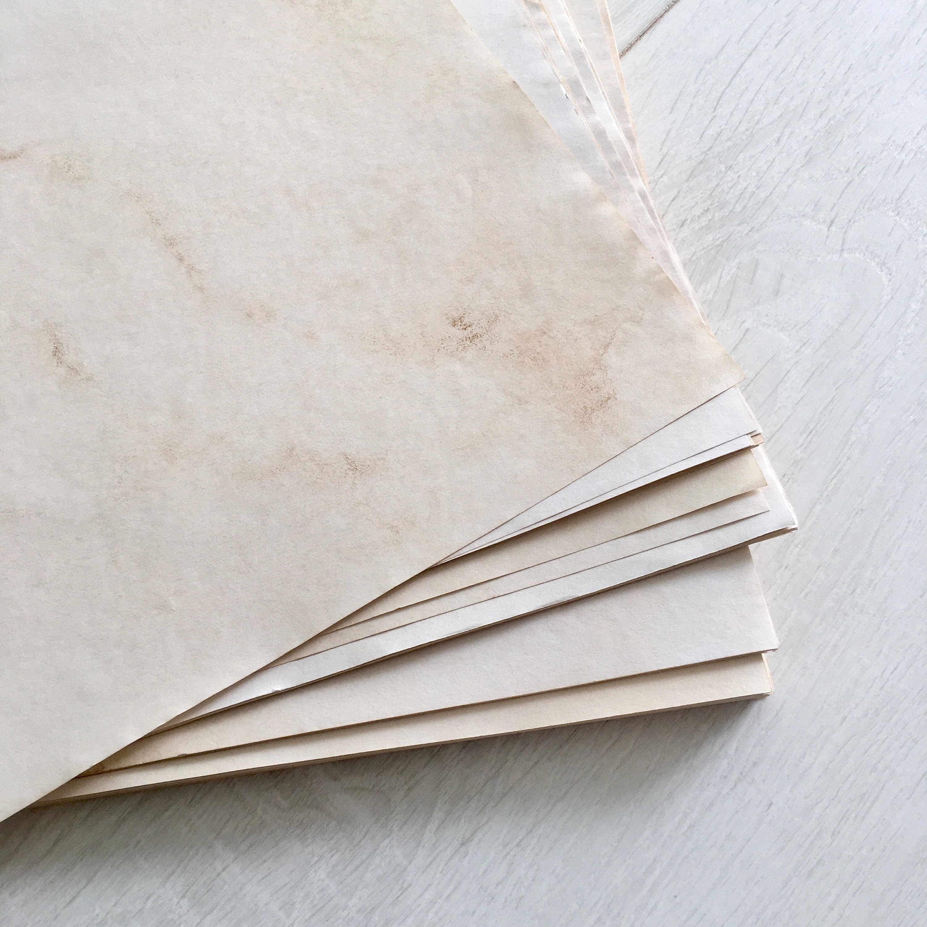 50 Sheets of A4 Aged Paper Tea Dyed Paper Coffee Stained - Etsy