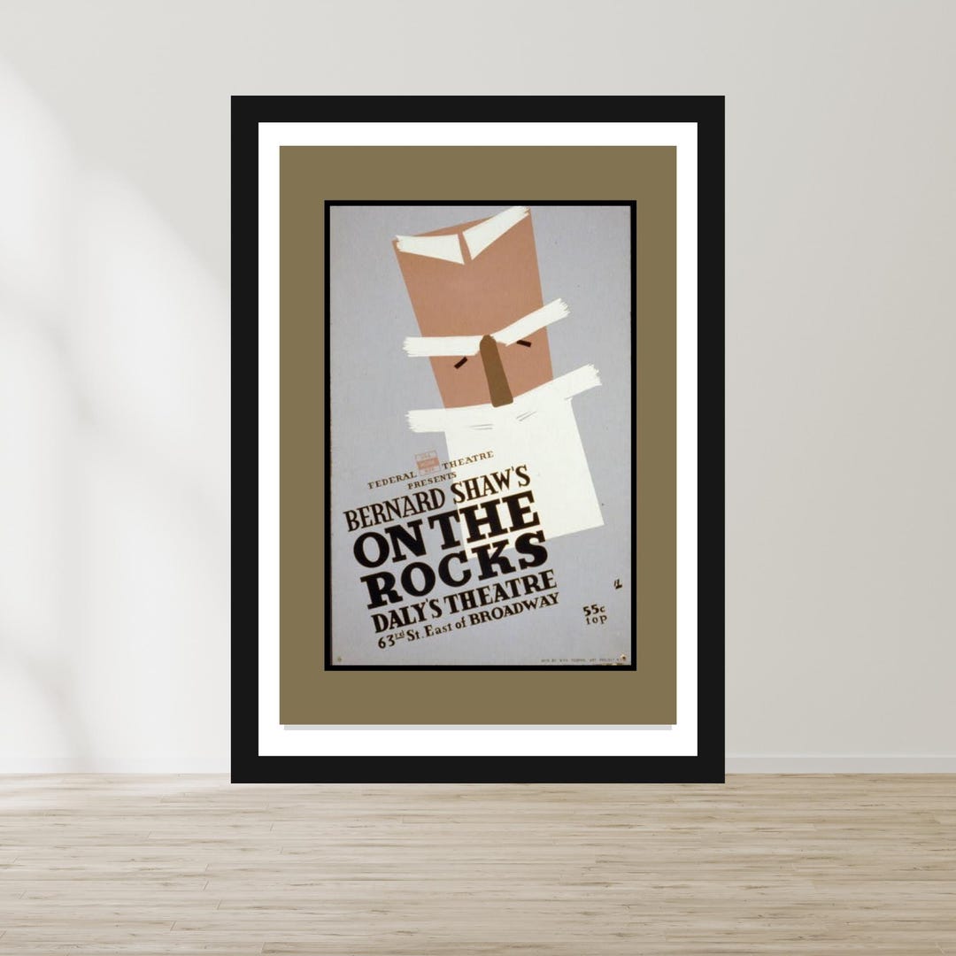 George Bernard Shaw Theatre Poster Print, Bernard Shaw Poem, Digital ...