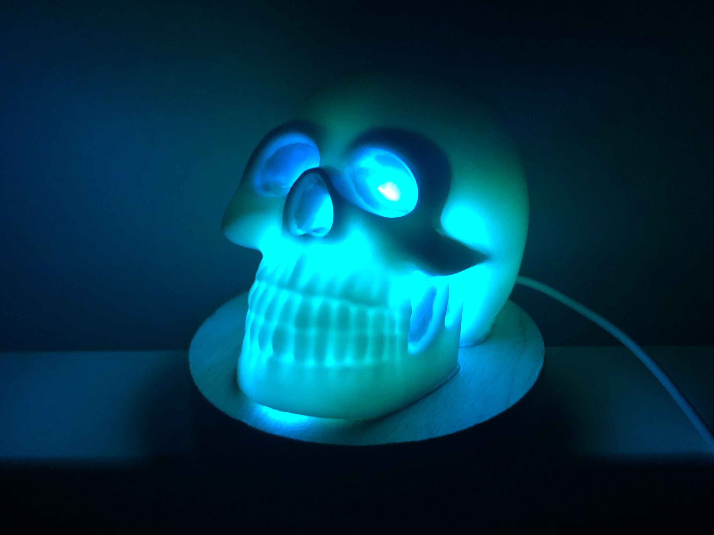 Rainbow Skull Lamp 3D Desk Lamp Skeleton Light Alternative | Etsy