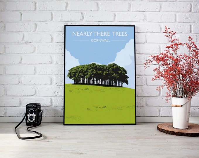 Cookworthy Knapp, Watercolour Painting, Illustration, Nearly Home Trees ...