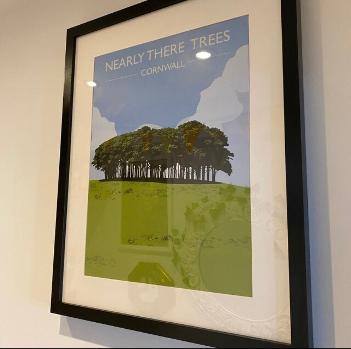 Nearly There Trees A3 Print Only - Etsy