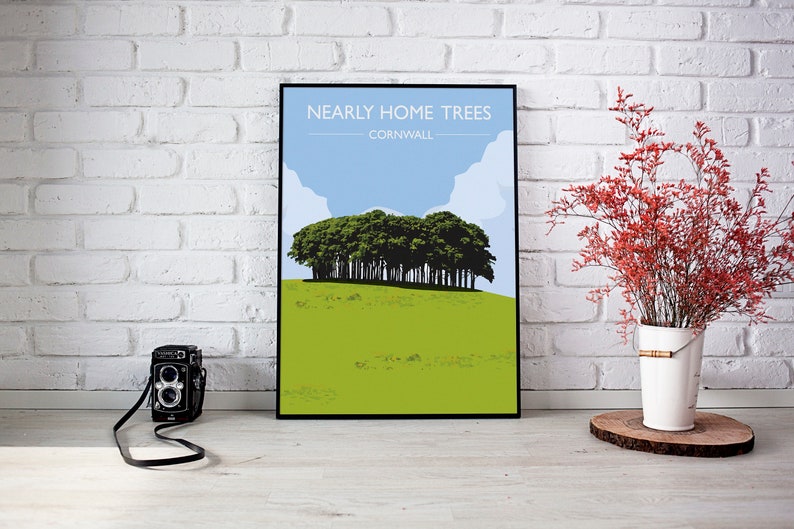 Nearly Home Trees, Cornwall Digital Print - Etsy UK