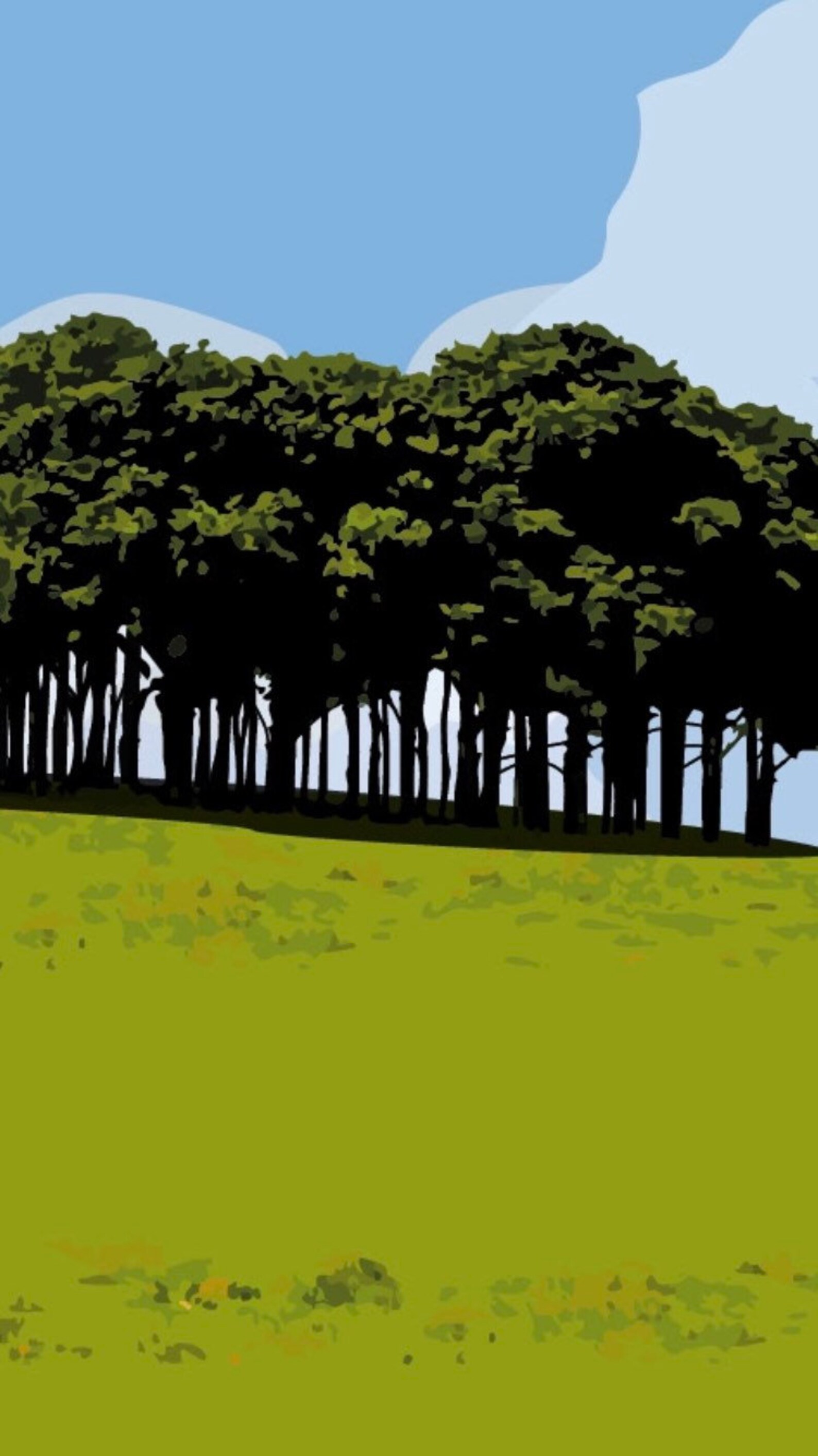 Nearly Home Trees, Cornwall Digital Print - Etsy