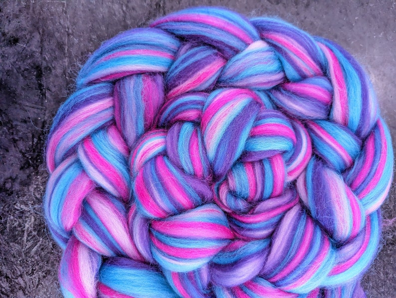 Merino Wool Roving - Smurf Berry - Etsy