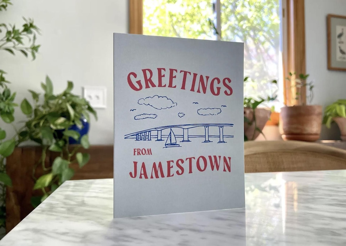 Jamestown RI Bridge Illustration | Digital Download - Etsy