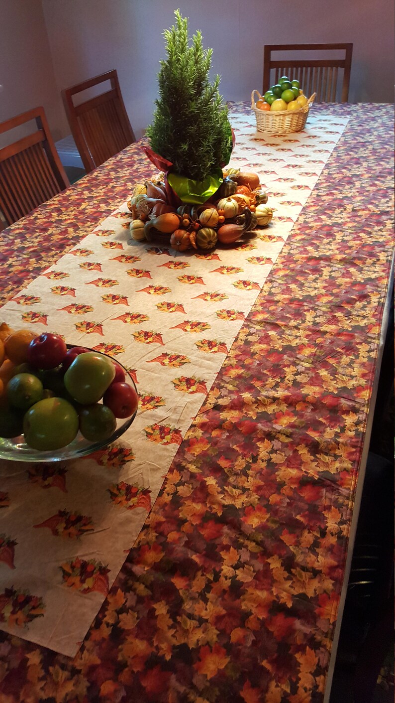 Custom Made Tablecloths - Thanksgiving Themed - Etsy