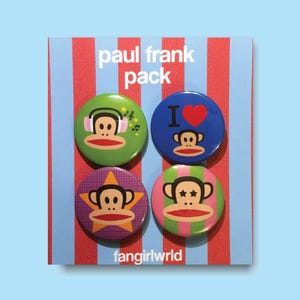 Paul Frank Pin Pack - Etsy