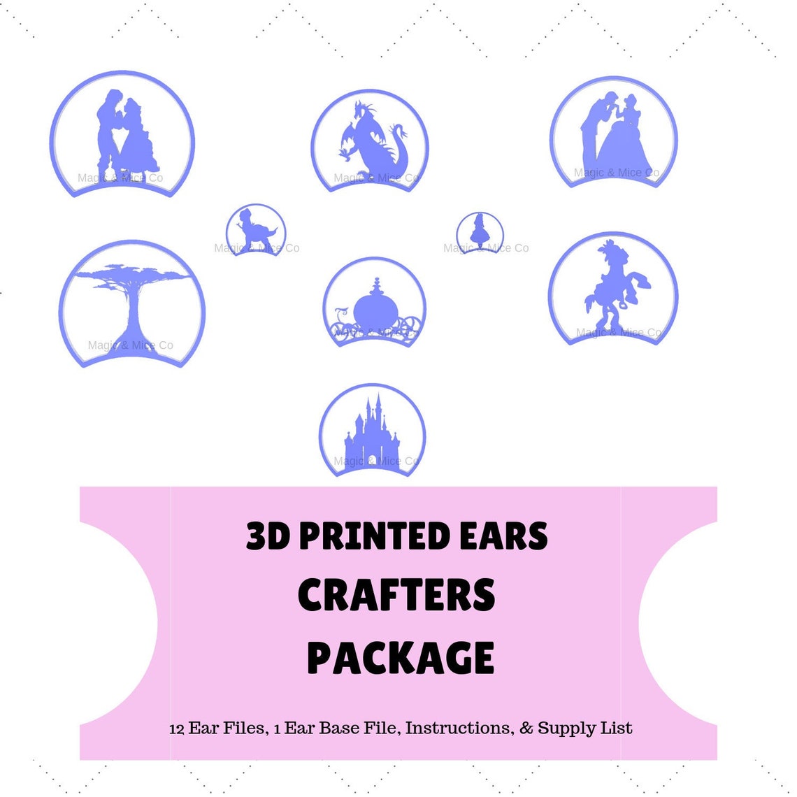 3D Printed Ears Design Files – DIY Crafter's Package (personal Use) - Etsy