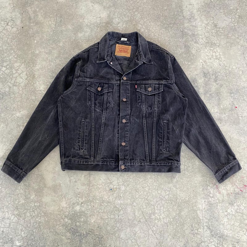 Levis Black Jackets Women - Etsy