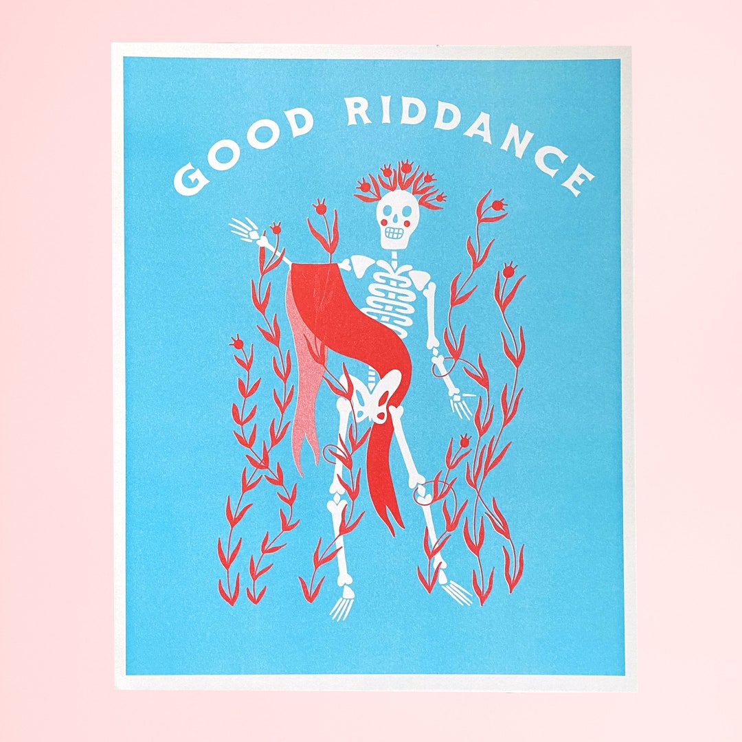 Good Riddance Riso Print - Etsy