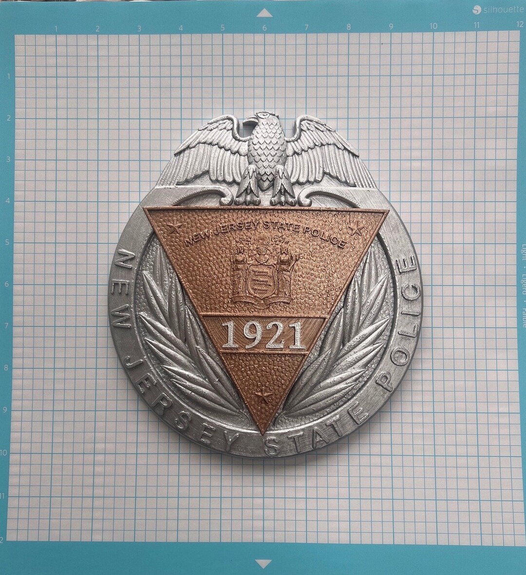 New Jersey State Trooper Police Wall Plaques 8 Wallet Badge Replica ...