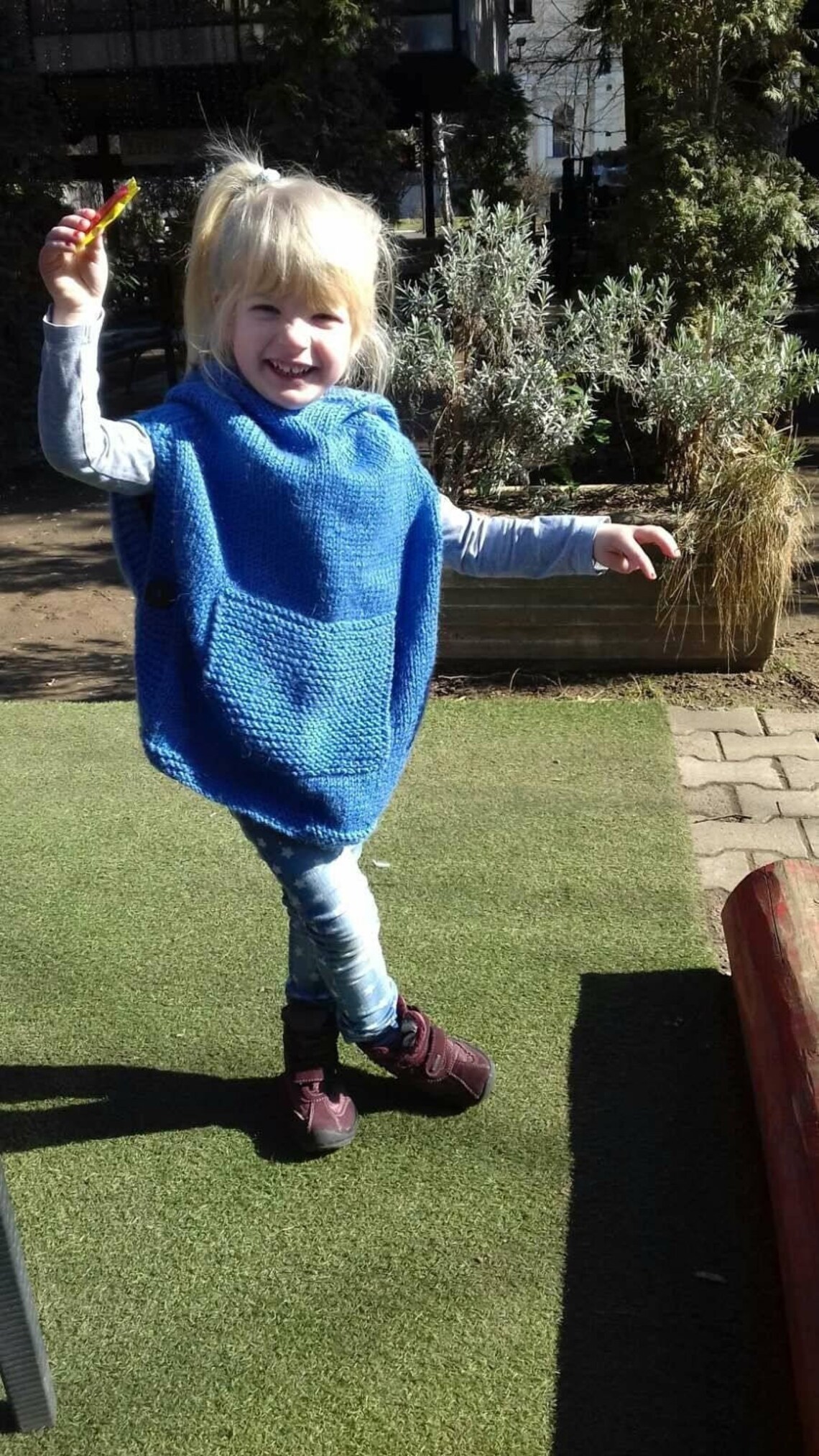 Knit Vest Pattern Poncho Knit Pattern Kids Poncho Knitting - Etsy