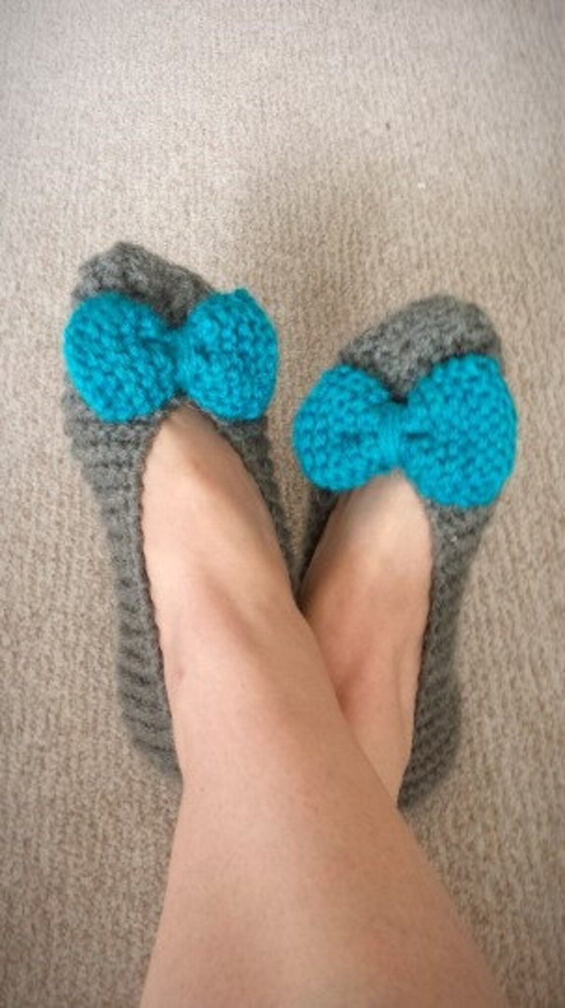 Knit Slippers Pattern PDF Slippers Easy Knitting Pattern - Etsy