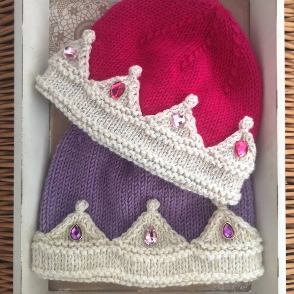 Knit Crown Hat - Etsy