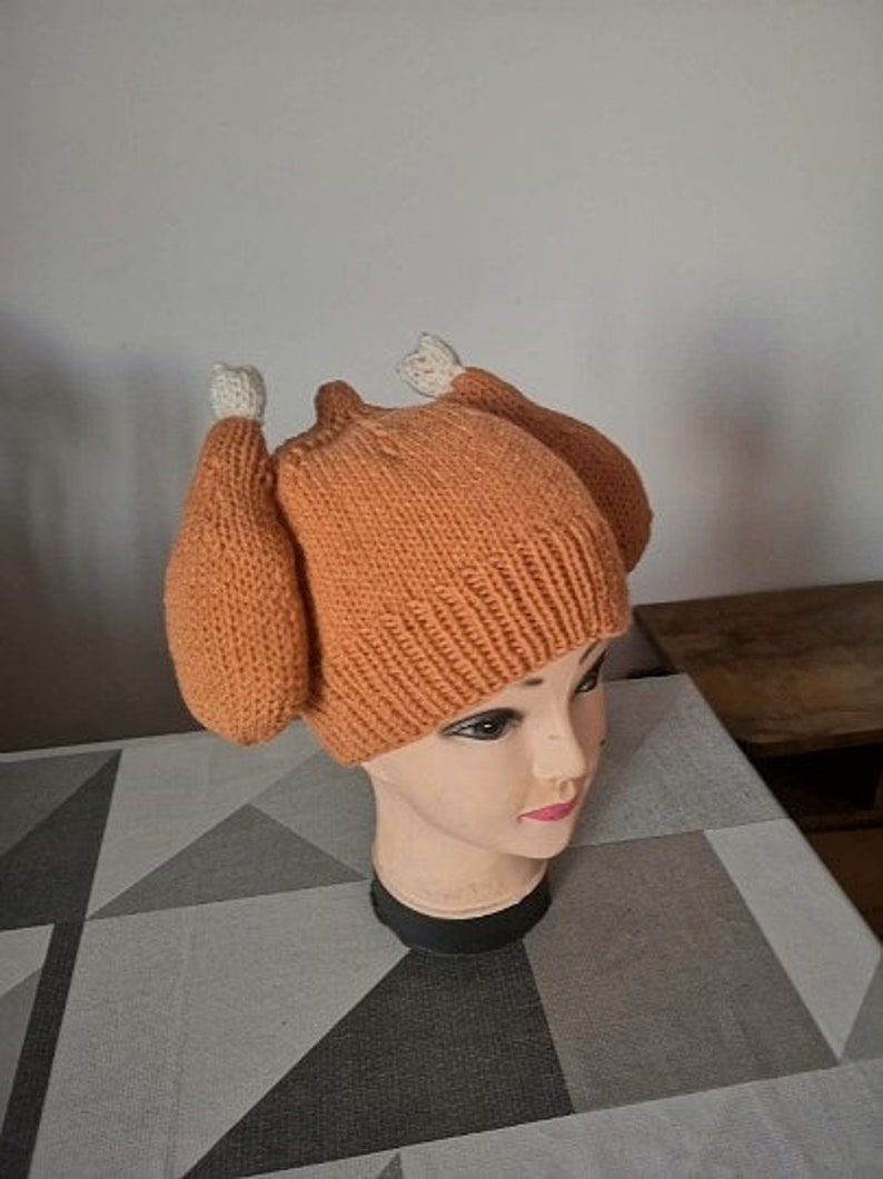 Turkey Hat Knitting Pattern, Thanksgiving Day Hat, Funny Hat Knitting Pattern - Etsy