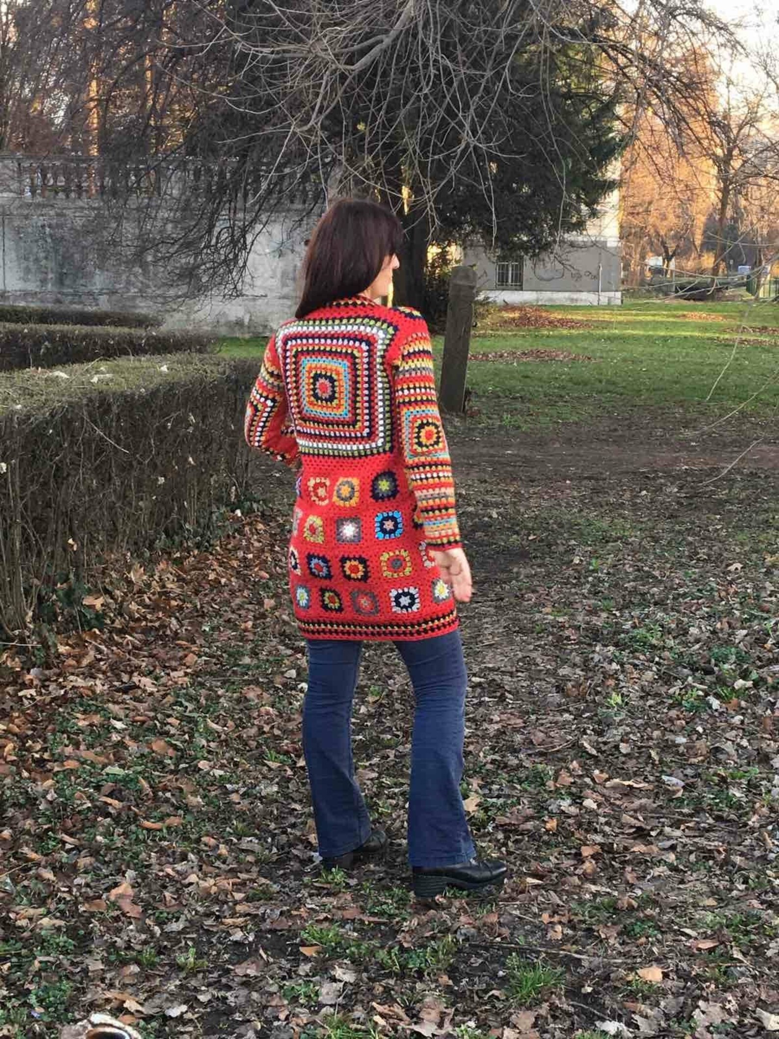 Granny Square Coat Granny Coat Afghan Coat Granny Square Etsy