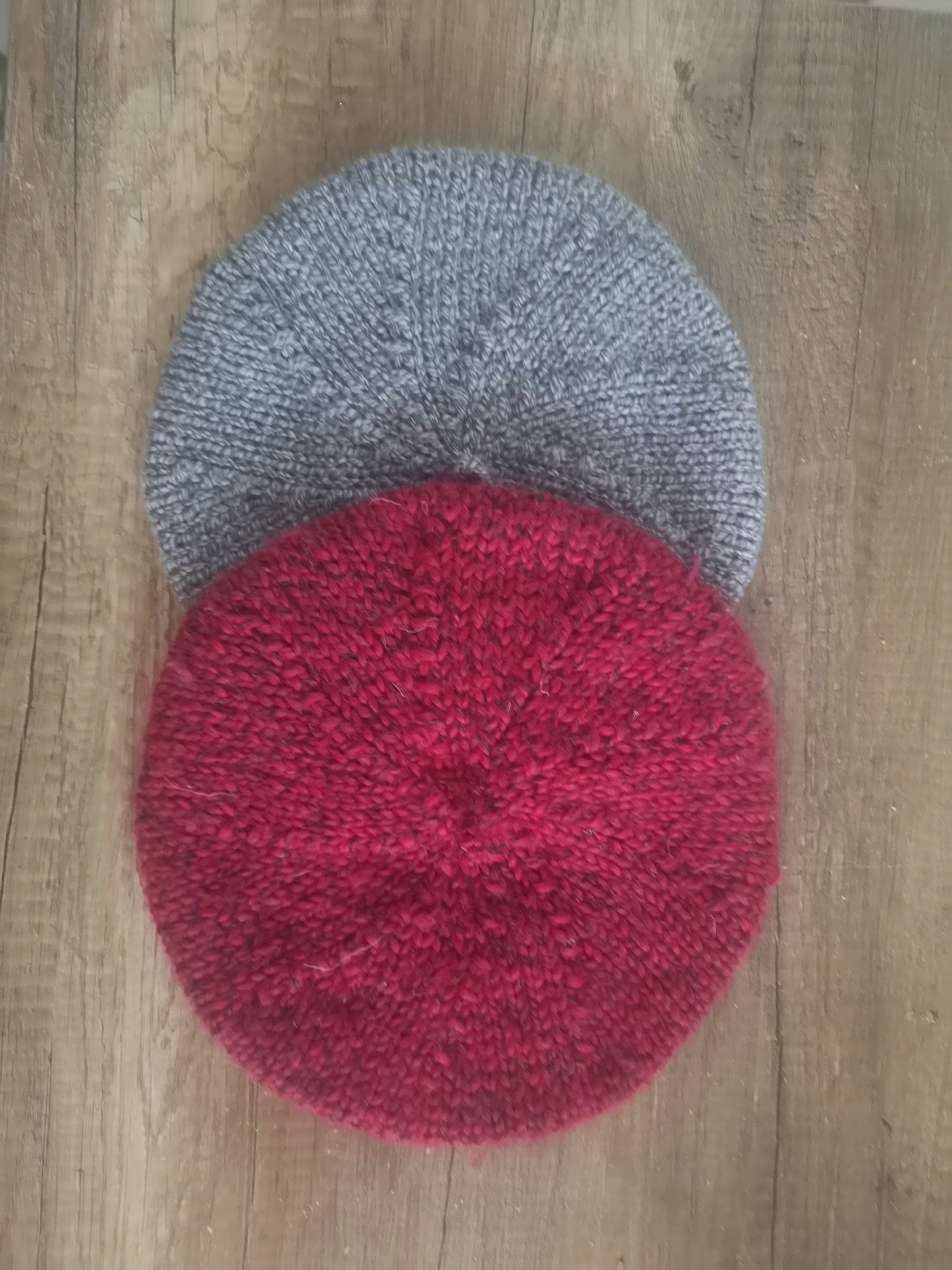 Beret Hat Knitting Pattern Beret Pattern PDF Beret - Etsy