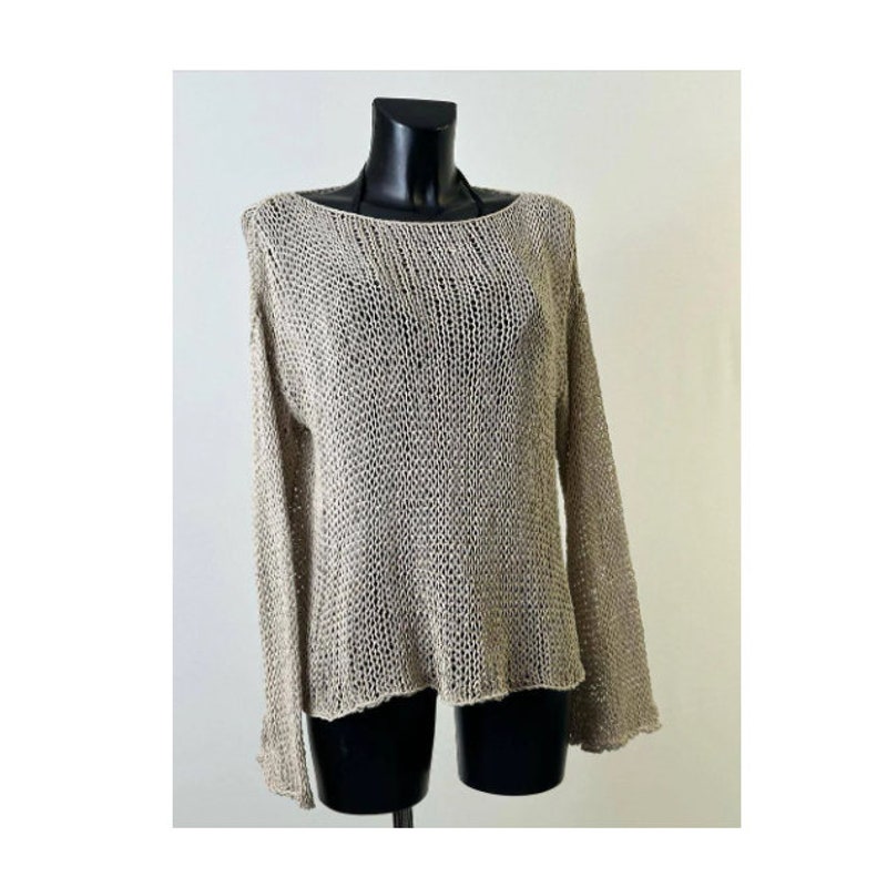 Open Knit Sweater - Etsy