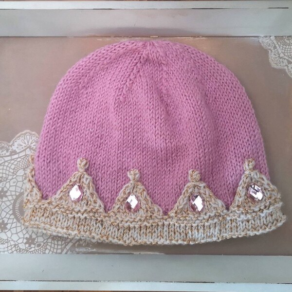 Knit Crown Hat - Etsy