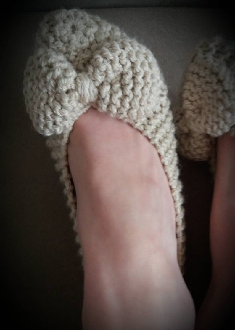 Knit Slippers Pattern PDF Slippers Easy Knitting Pattern - Etsy