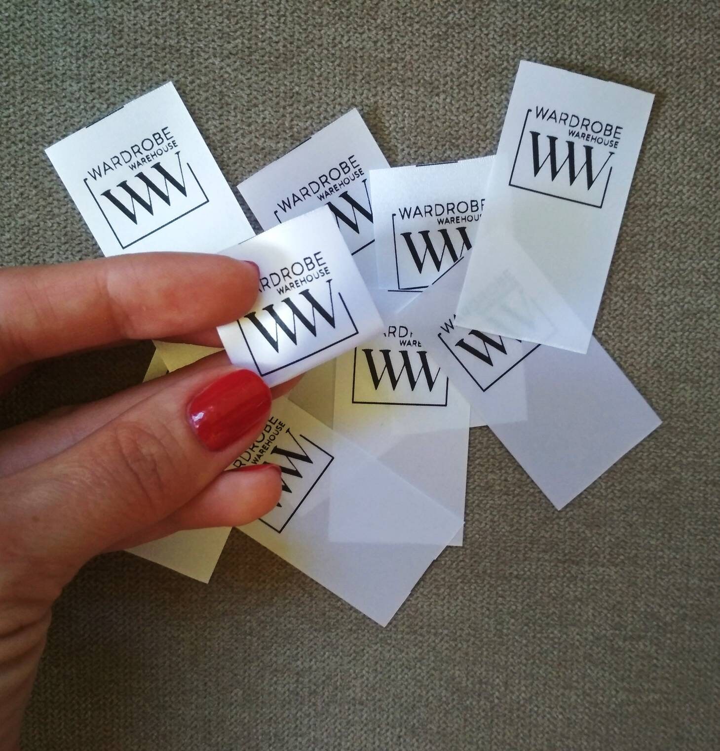 Custom Fabric Tags and Labels Satin Ribbon Label Custom | Etsy