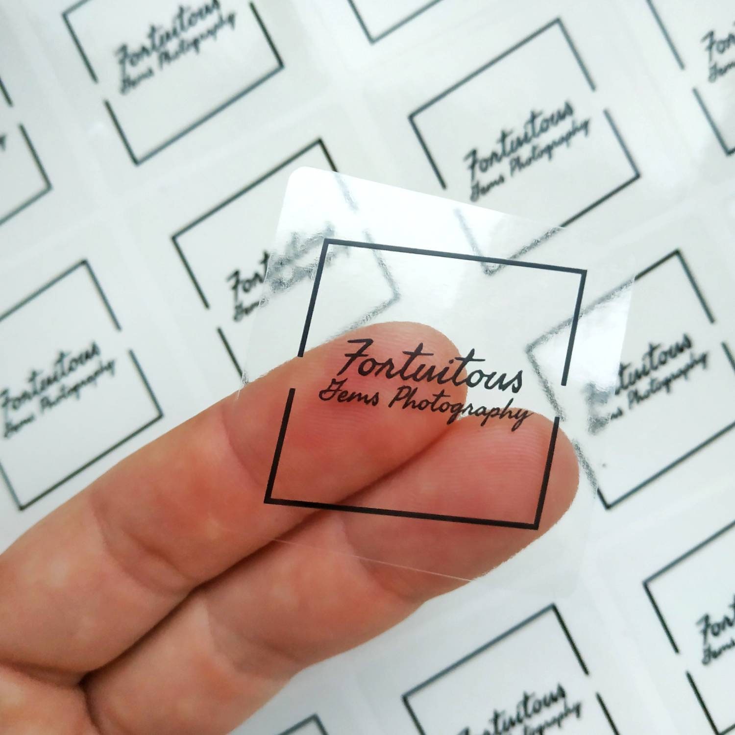 Custom clear stickers 1.5 Custom labels Transparent | Etsy