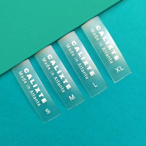 50-5000 Pcs Silicone Tags Rivet Fabric Silicone Labels Sewing Labels ...