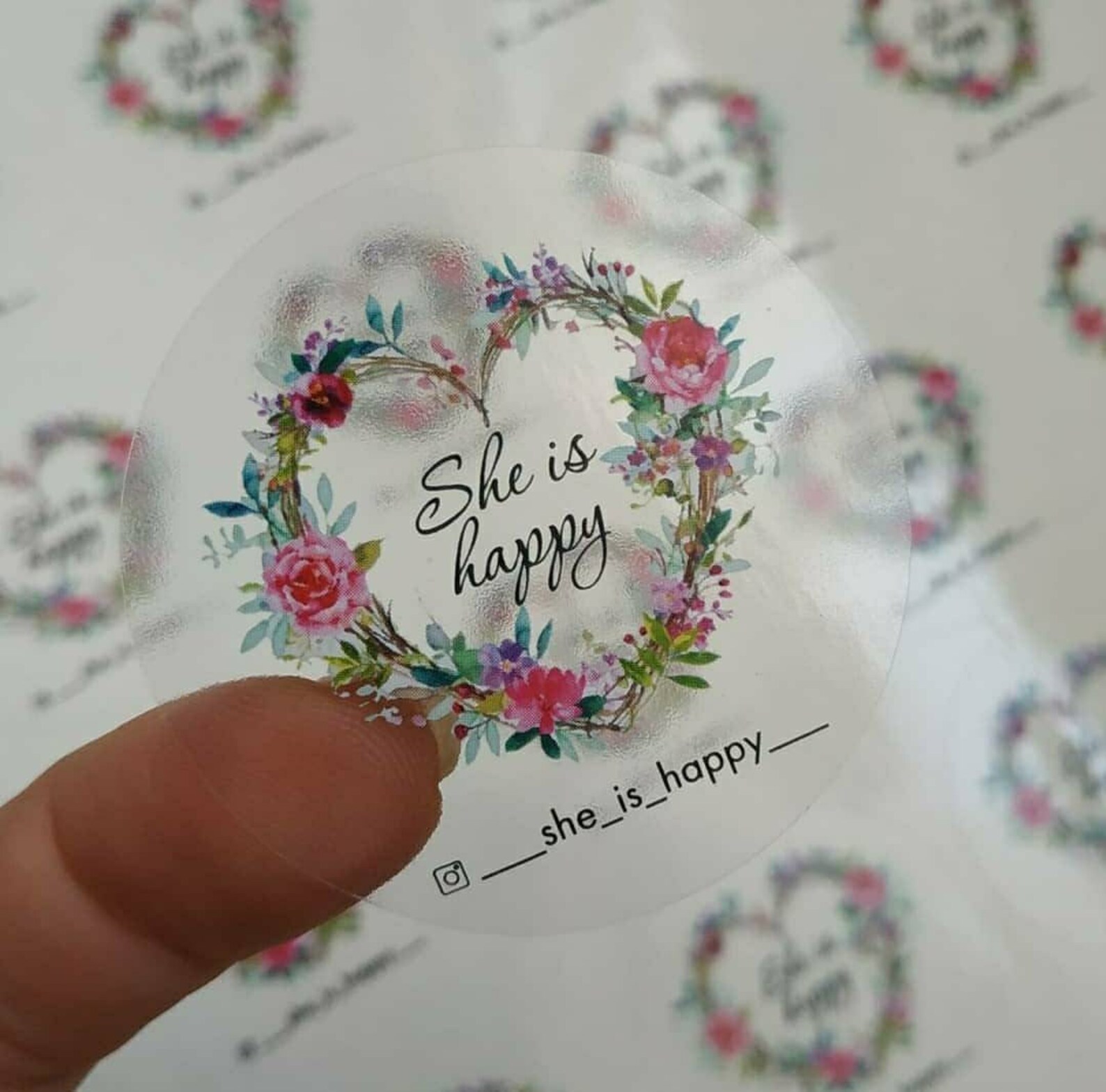 Custom Clear Logo Stickers Labels Personalized Stickers - Etsy