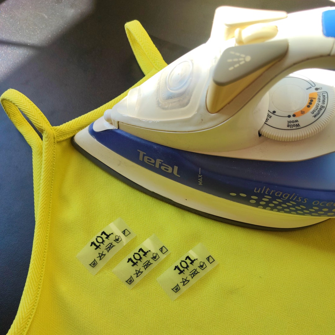 Custom Heat Transfer Clothing Labels: Iron-on Tagless - Etsy