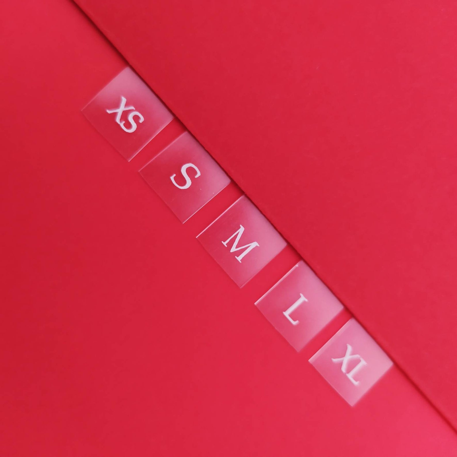 Sizing Labels Fold and Sew-in SIZE Labels Clothing Labels - Etsy