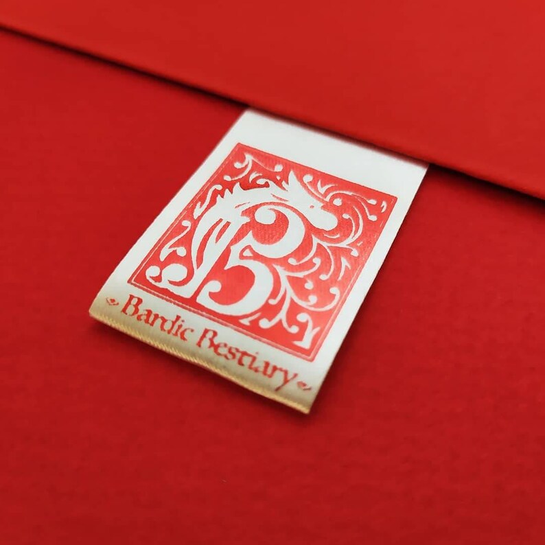 100 Custom Fabric Tags and Labels Satin Ribbon Label Custom - Etsy