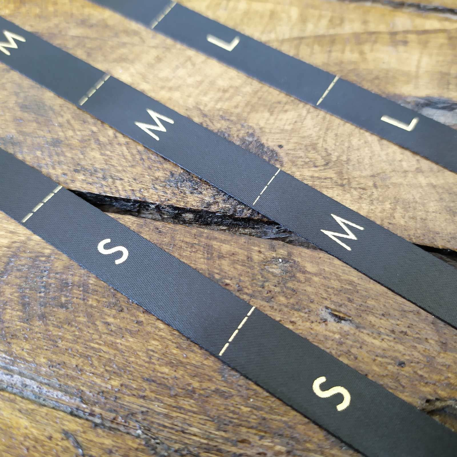 Sizing Labels Fold and Sew-in SIZE Labels Clothing Labels - Etsy