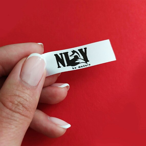 100 Custom fabric tags and labels Satin ribbon label Custom | Etsy