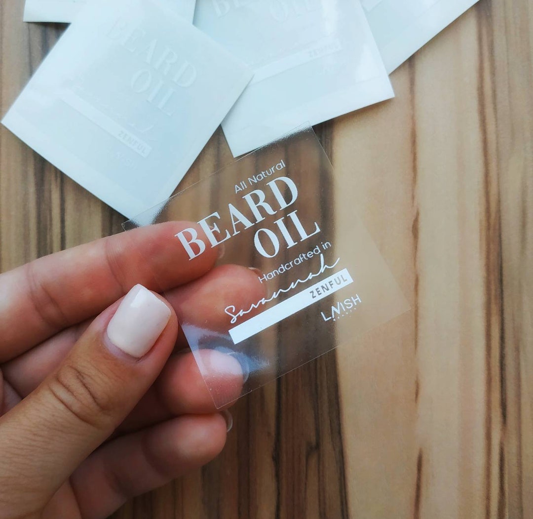 1000-5000 Pcs Custom Labels Transparent Stickers Custom Clear Stickers ...