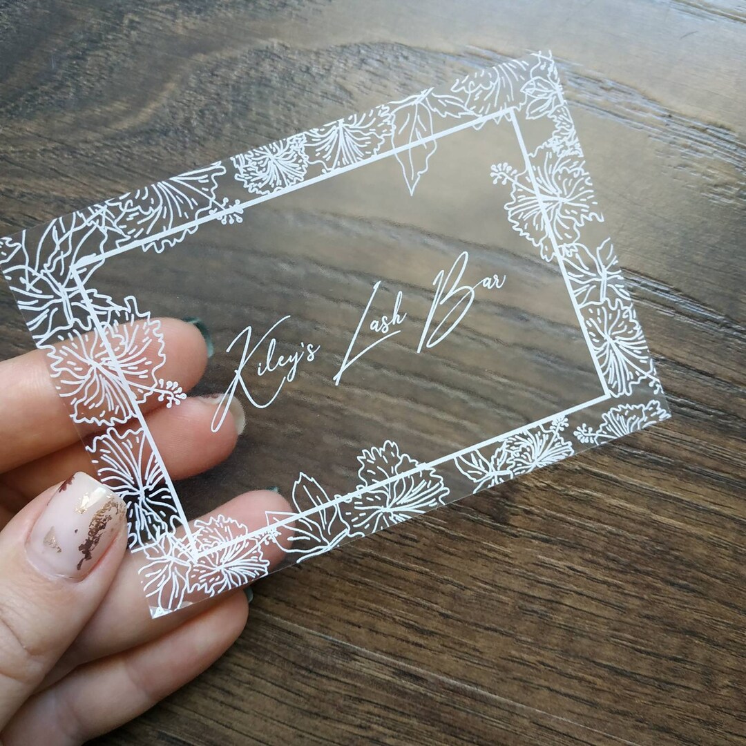 Custom 100 Set Labels Transparent Stickers Custom Clear Stickers Custom ...