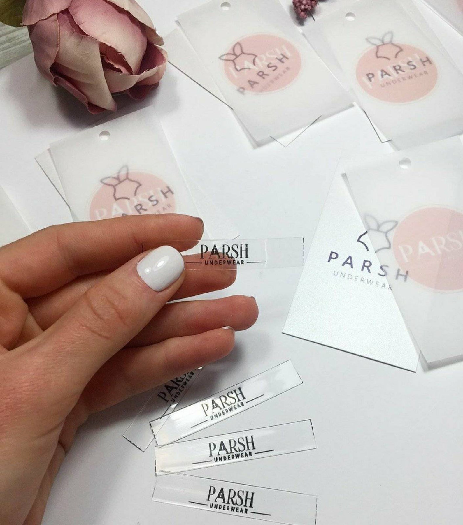 Custom Silicone Clothing Labels: Sew-in Fabric Tags - Etsy