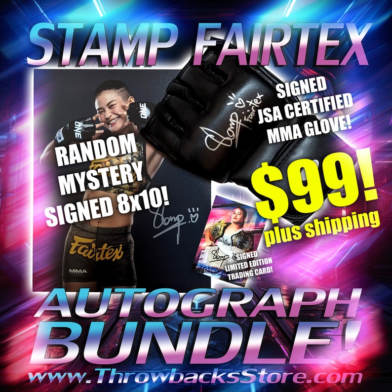 Stamp Fairtex Autograph BUNDLE - Limited Edition Deal! - Etsy