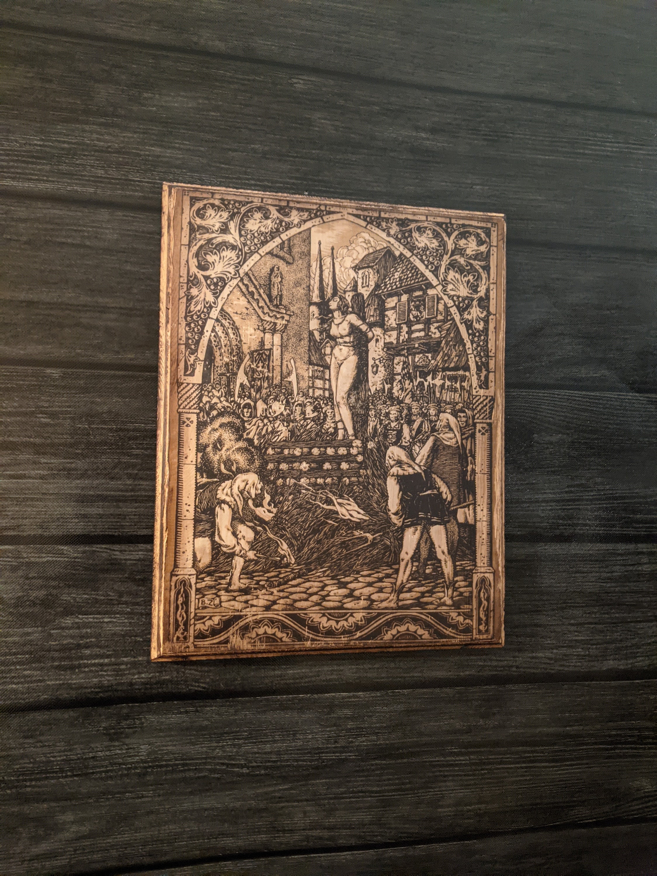 Medieval Burning At The Stake