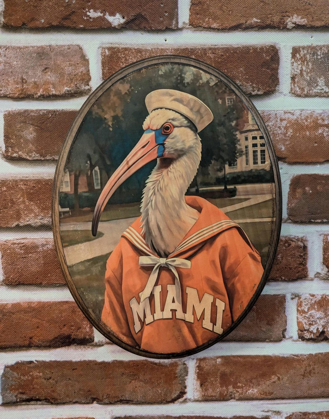 Student Ibis Portrait Wooden Wall Art - Handmade Wood Plaque Sign ...