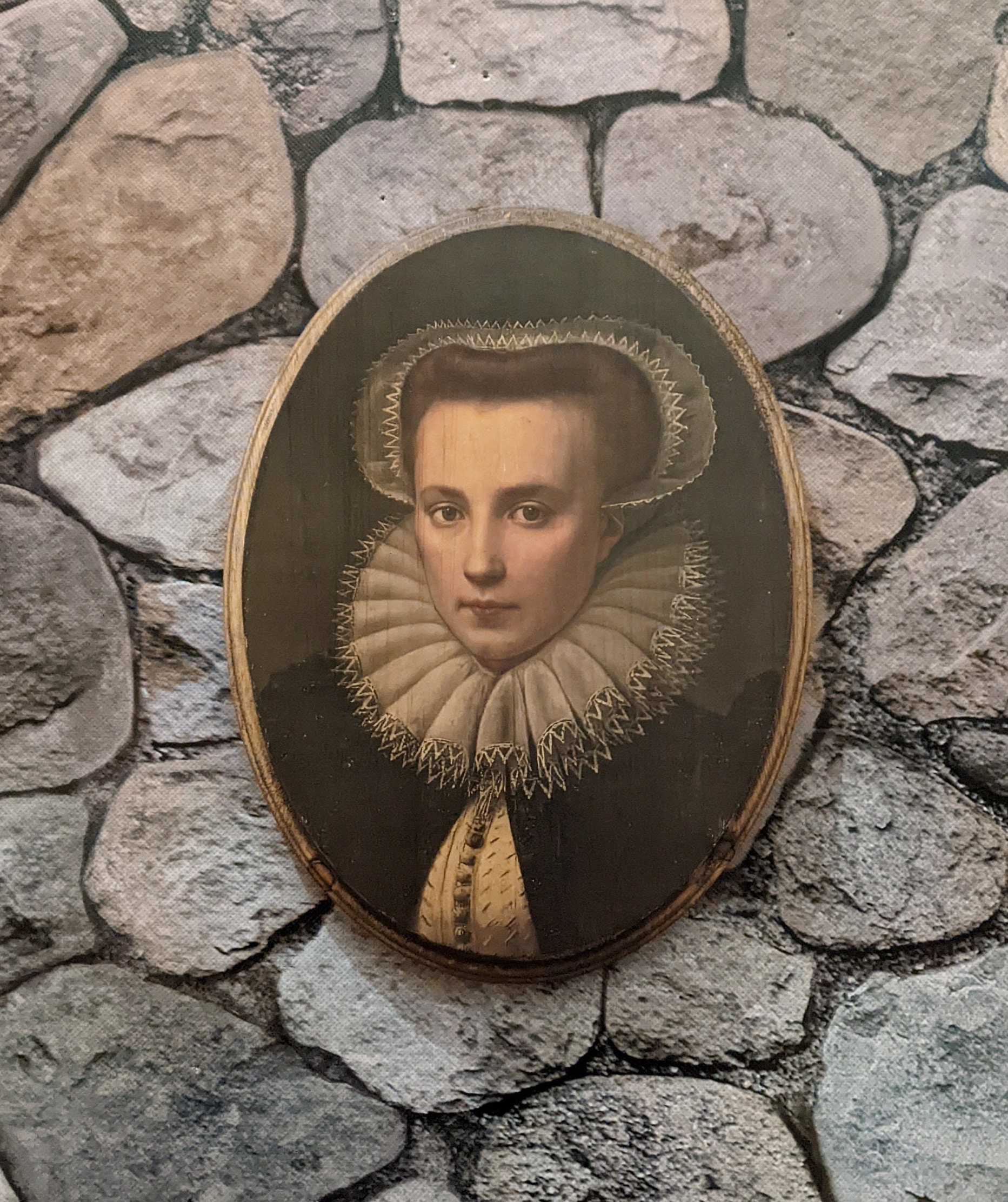 Elizabeth Báthory Portrait- the Blood Countess - Wood Wall Sign Plaque ...