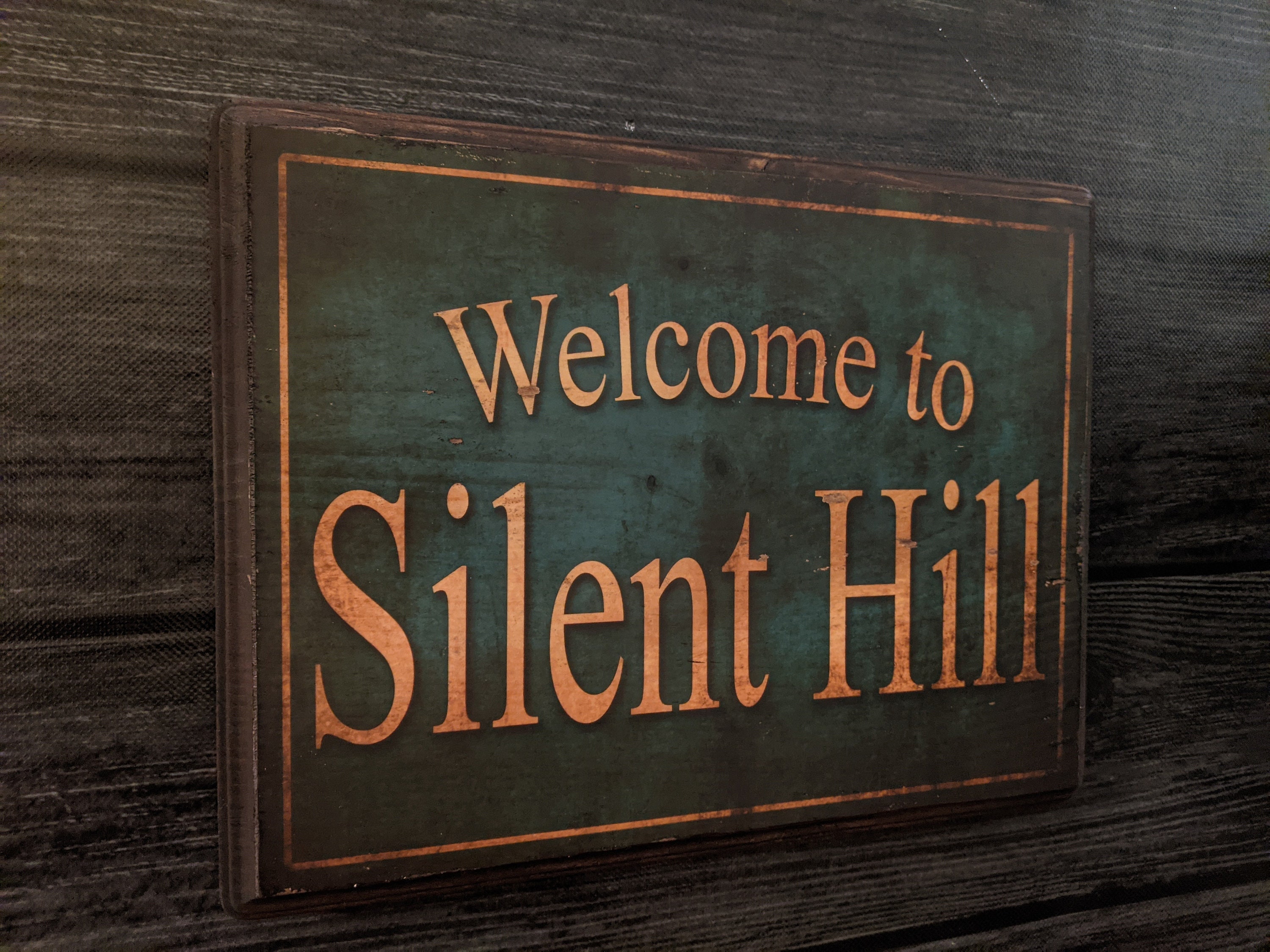 Welcome to Silent Hill Wooden Wall Plaque Sign Handmade | Etsy