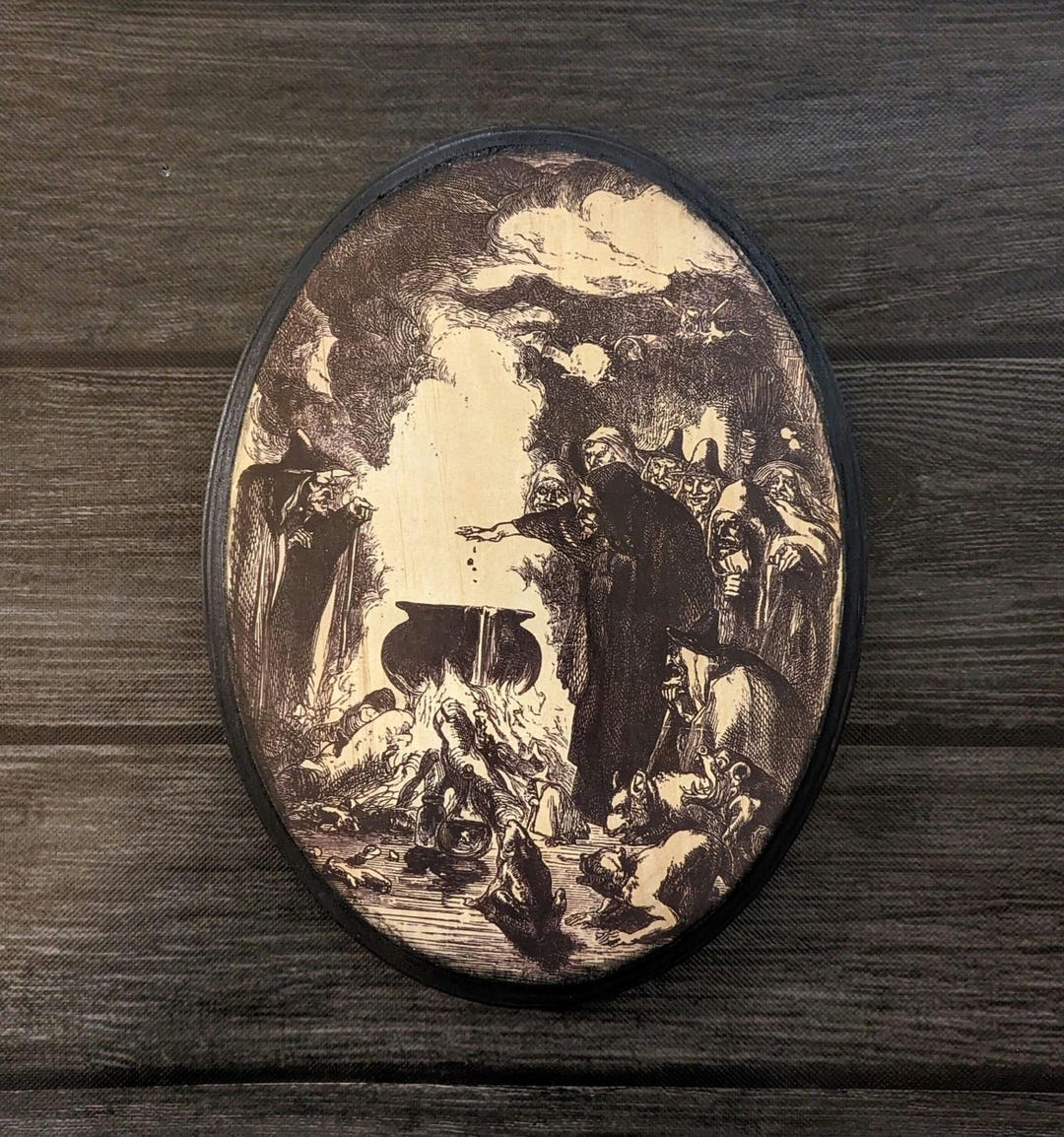 Witches Incantation Spell Cauldron - 1854 Illustration Sir John Gilbert ...