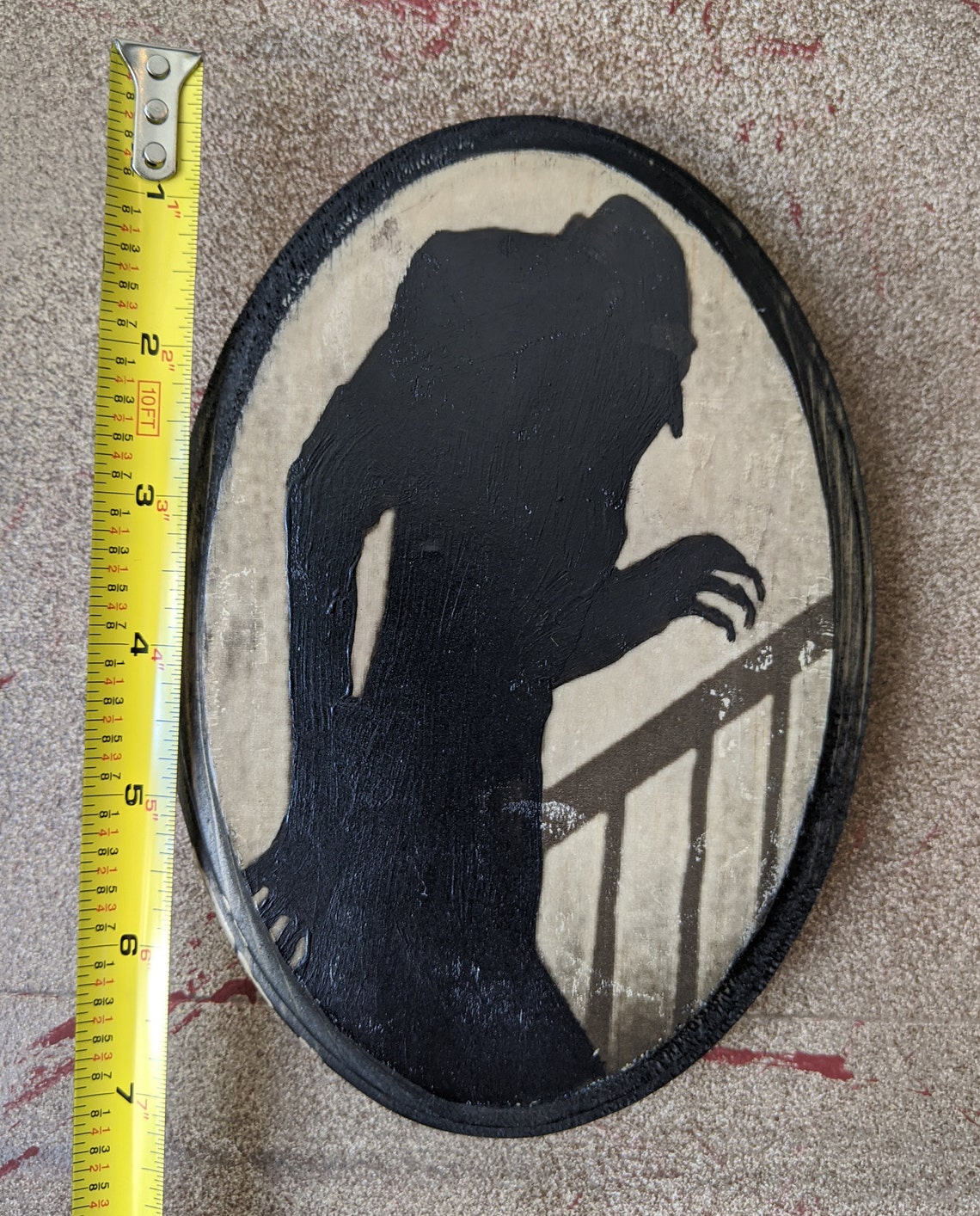 MINI Nosferatu Silhouette of Count Orlok 1922 Movie - Etsy