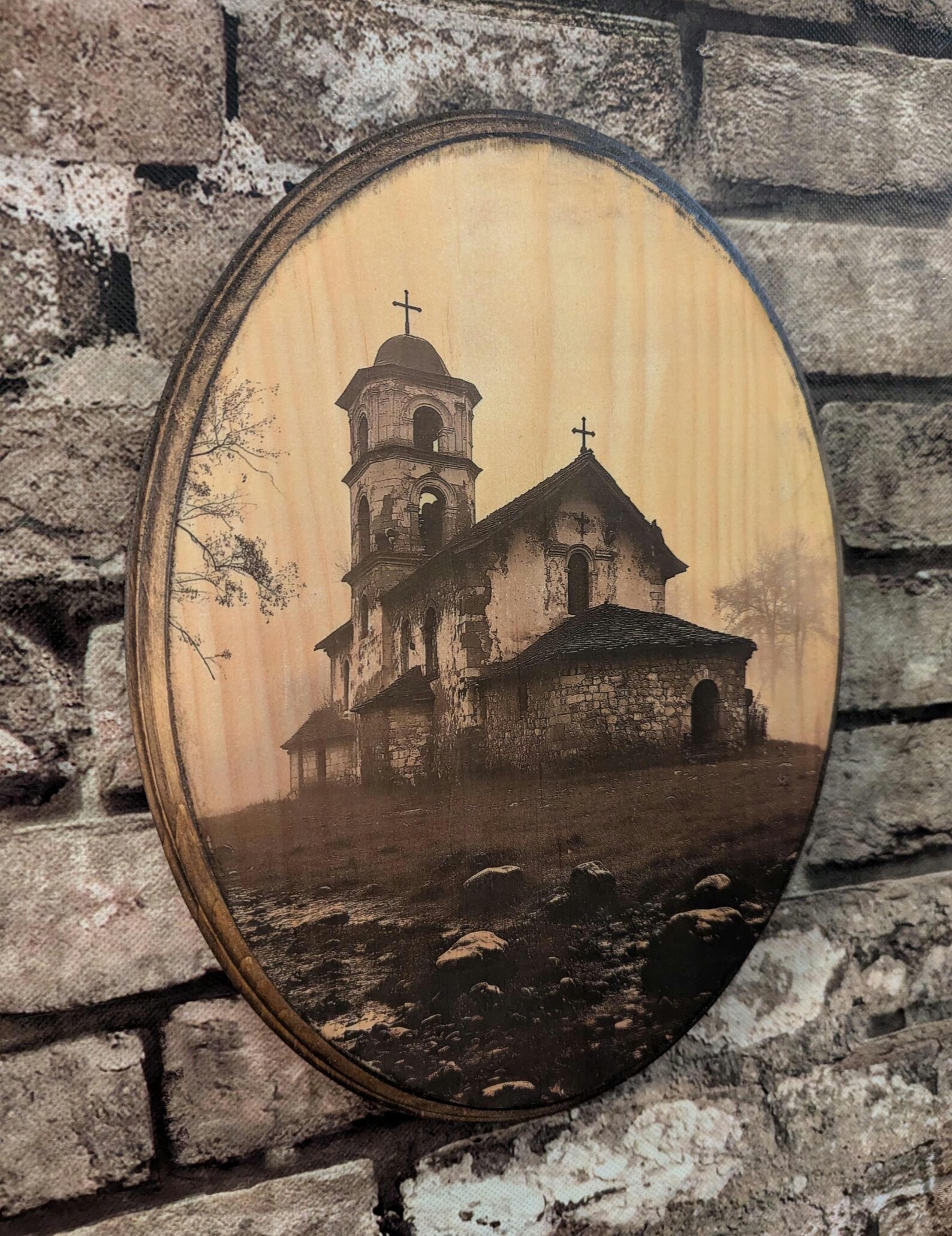 Old Abandoned Romanian Church Wood Wall Art - Urbex Photography Wall ...